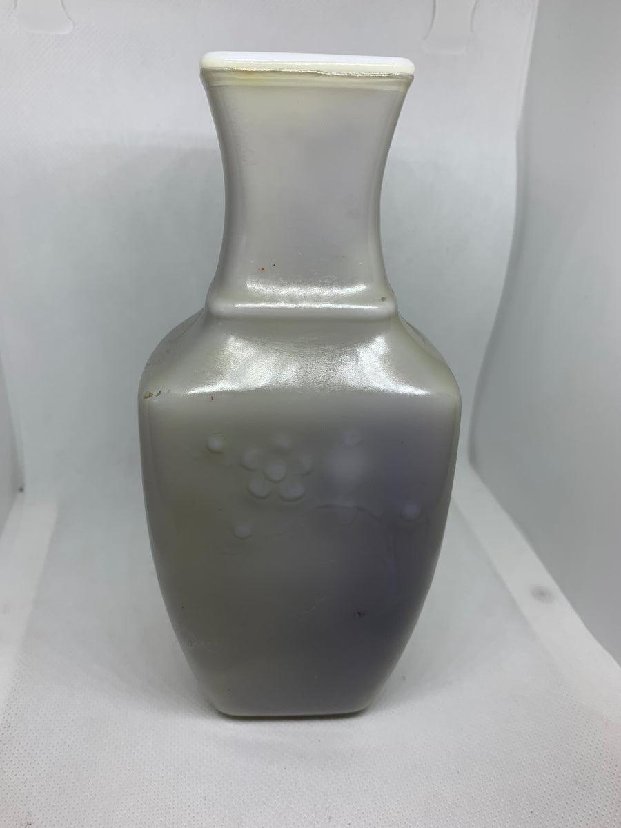 Avon Vintage Glass Vase Azure Blue Spring Dynasty Fragranced Vase ...